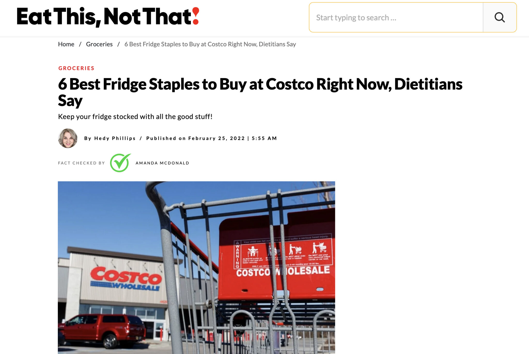 Eat This: 6 Best Fridge Staples to Buy at Costco Right Now, Dietitians ...